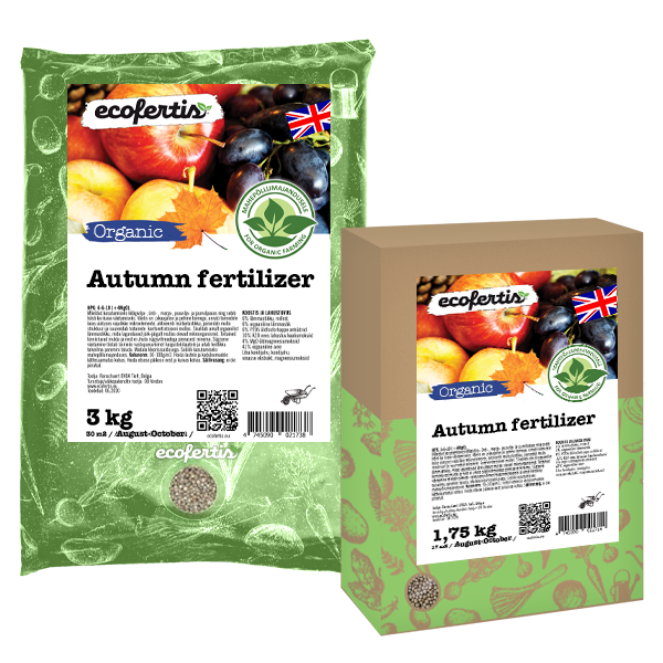 Organic Autumn fertilizer - Ecofertis