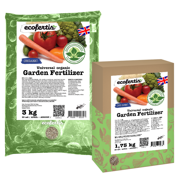 Universal organic garden fertilizer - Ecofertis